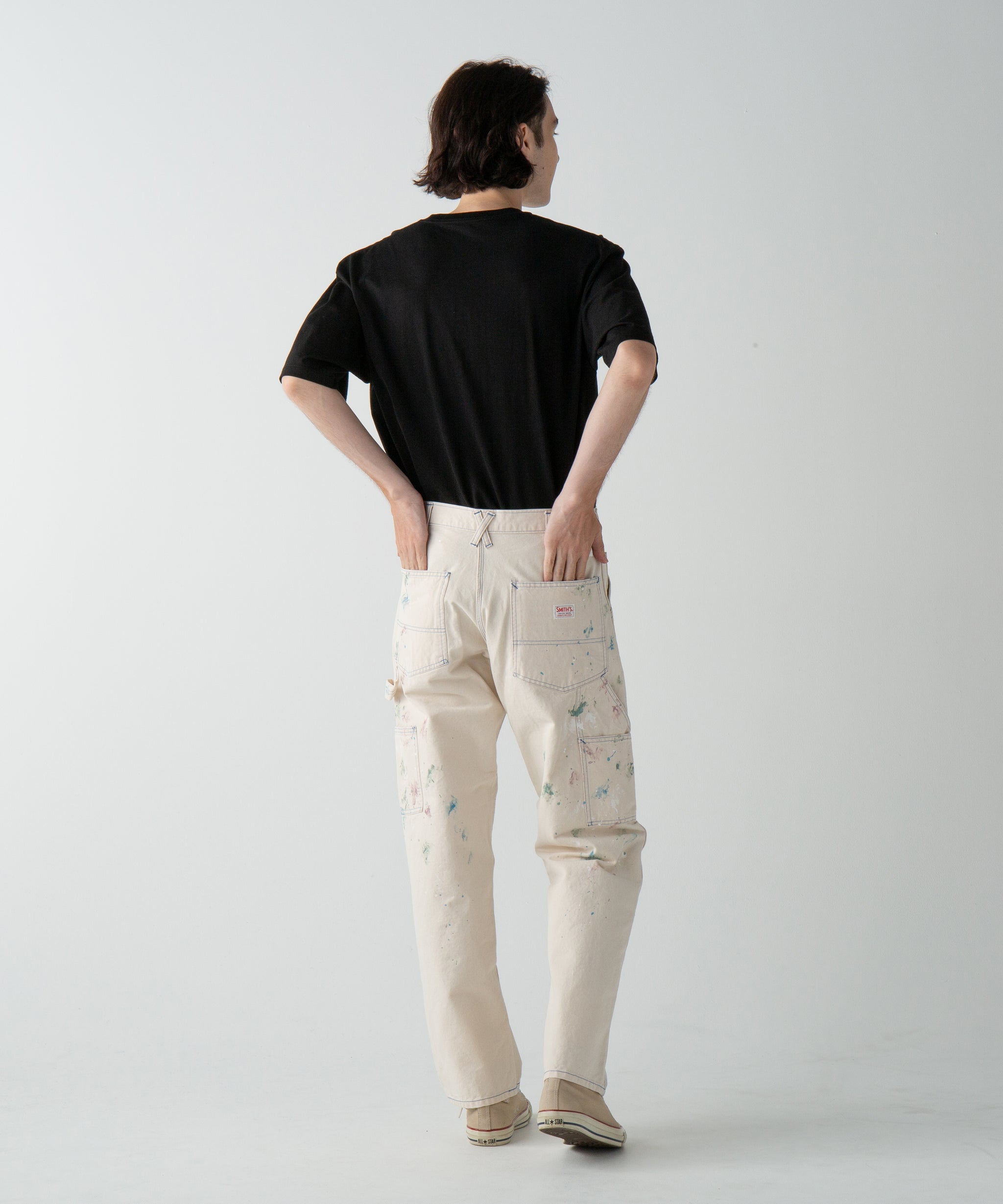 CHARIE PANTS THE ORIGINAL / VINTAGE WASH w PAINT / FADE NATURAL – ER ...