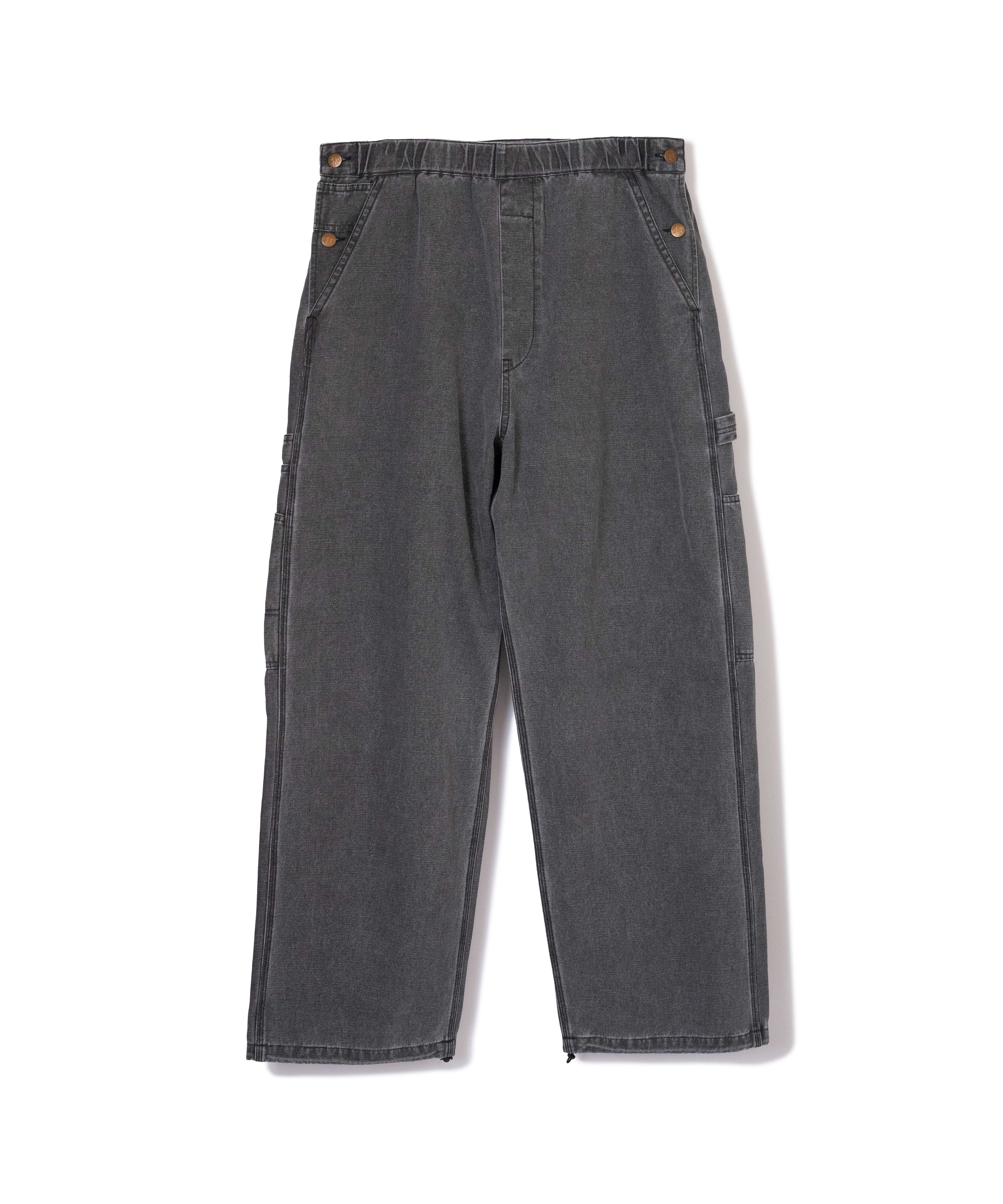 "VENICE" half overalls /coating canvas [CHARCOAL] – ER smith's american